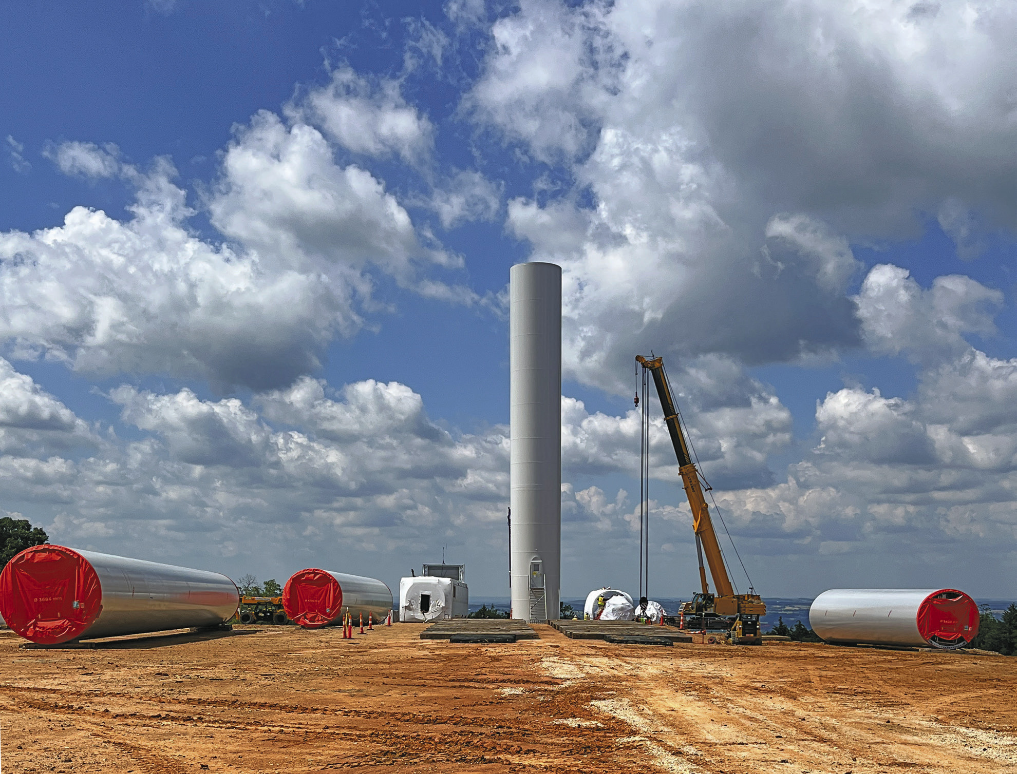 Turbines going up for Nimbus Project - Eureka Spring Times-Echo